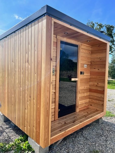 Custom made sauna with electric heater • Sauna Experts